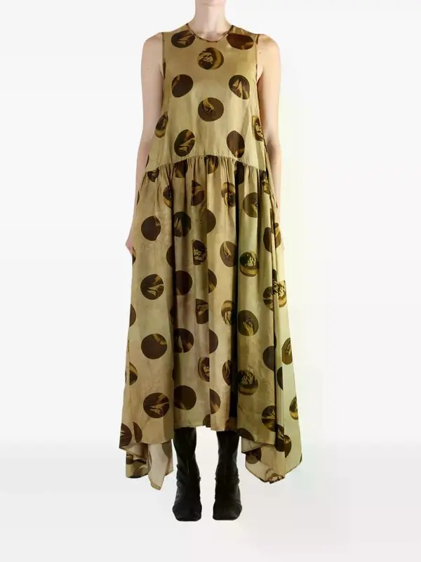 UMA WANG Avery Polka Dot Dress