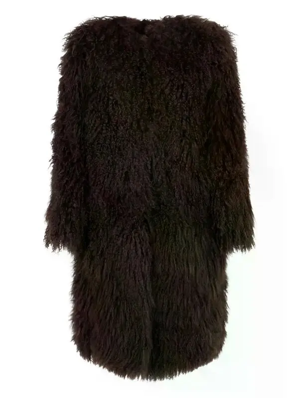 YVES SALOMON Long-sleeve Shearling Coat