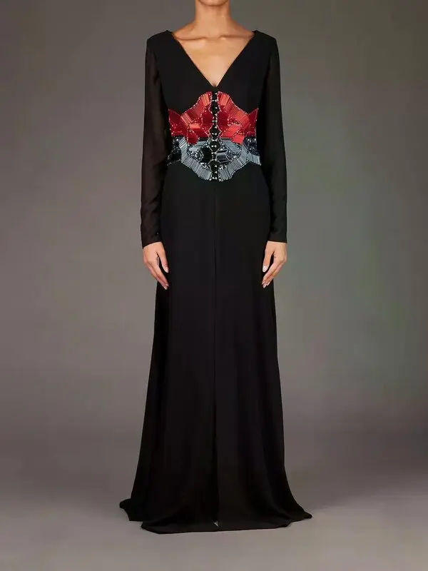 GEORGES MAK Dune Silk Dress