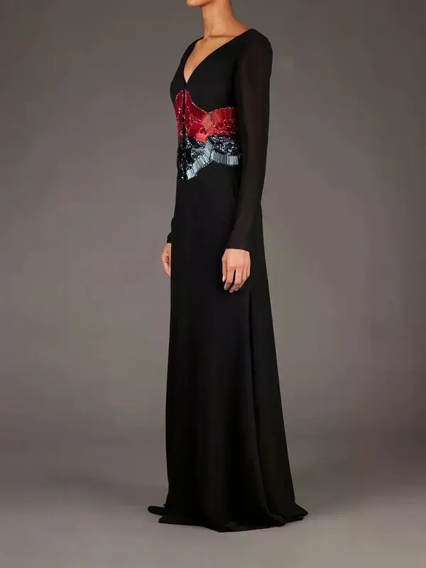 GEORGES MAK Dune Silk Dress