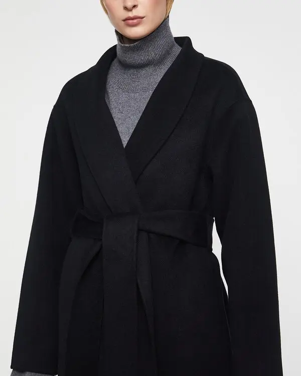 ALMADA Mara Doublé Coat - Black