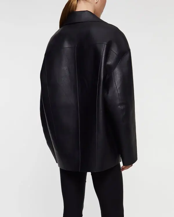 WAKAKUU Lugo Faux Leather Jacket