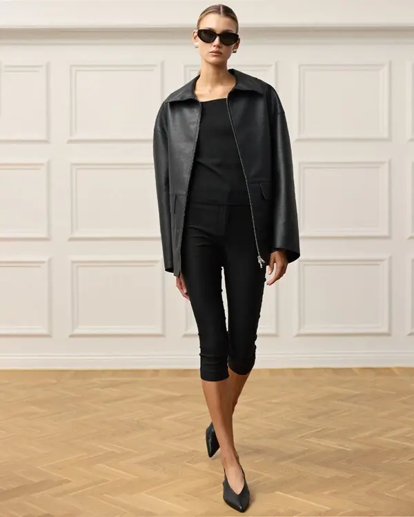 WAKAKUU Lugo Faux Leather Jacket