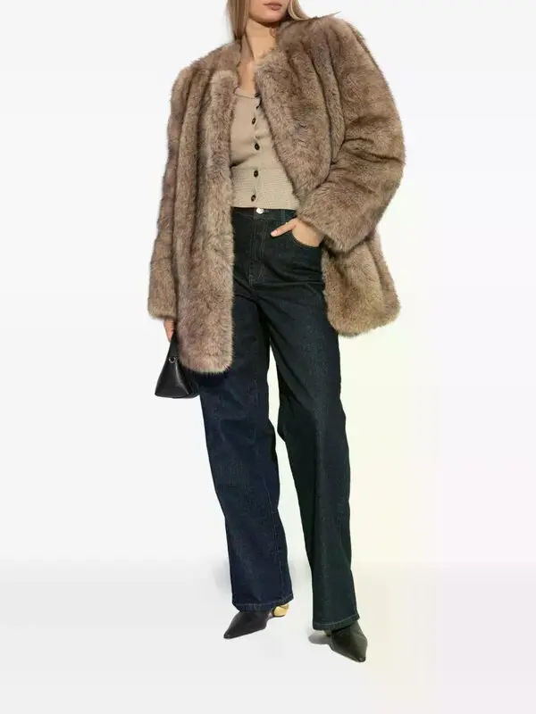 STAND STUDIO Faux Fur Jacket