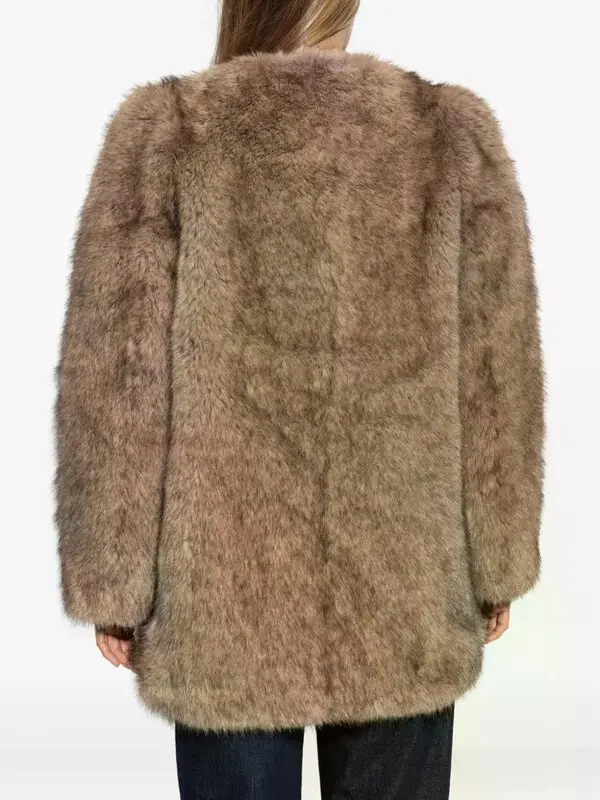 STAND STUDIO Faux Fur Jacket
