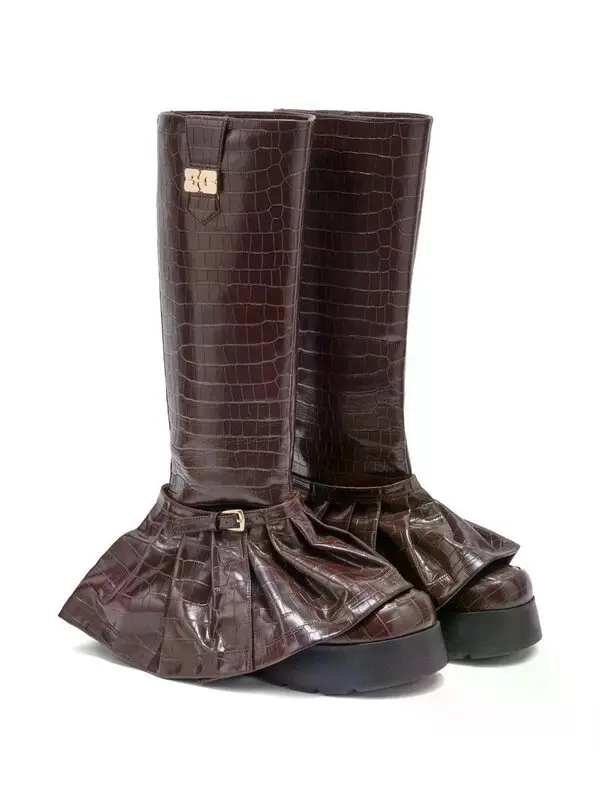 GANNI Embossed Boots