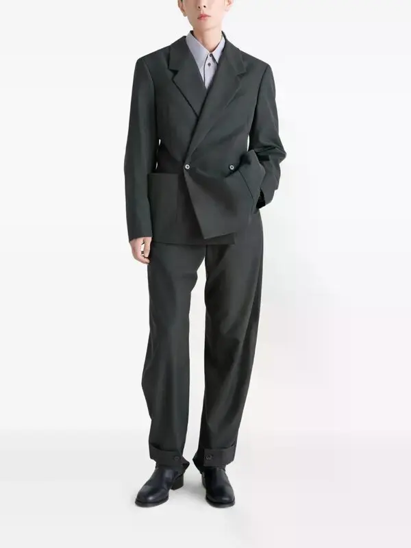 LEMAIRE Double-breasted Patch-pocket Blazer