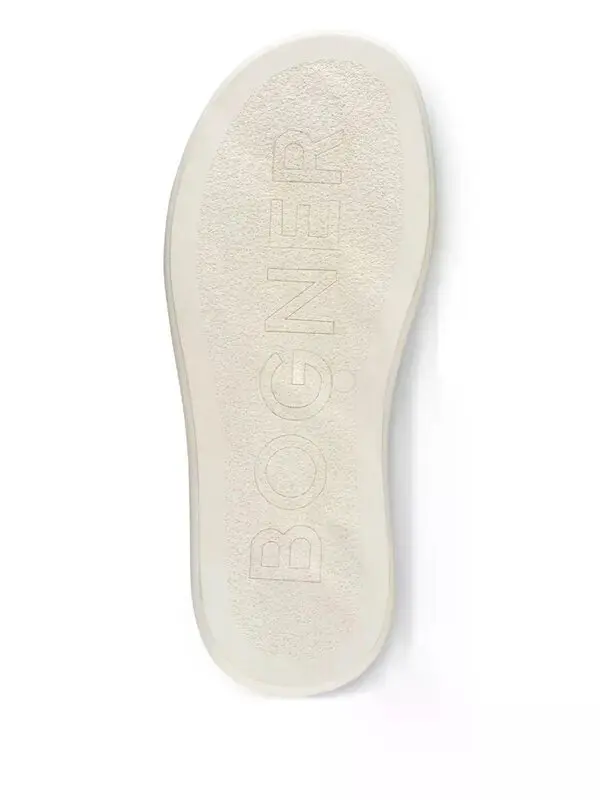 Bogner Criss-cross Logo Flat Sandals