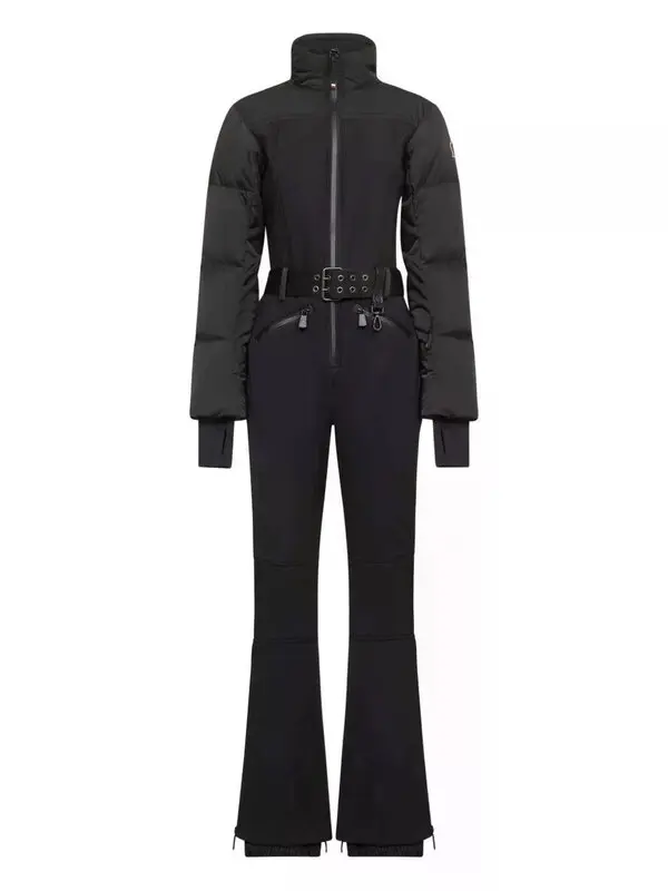 Moncler Padded Belted Jumpsuit - Black