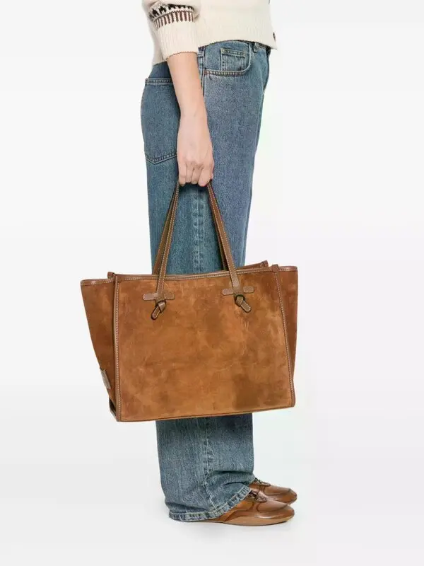 GIANNI CHIARINI Suede Tote Bag