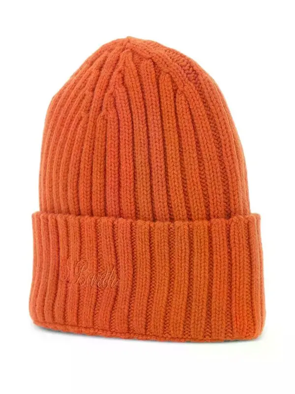MC2 SAINT BARTH Wengen Ribbed Beanie - Orange
