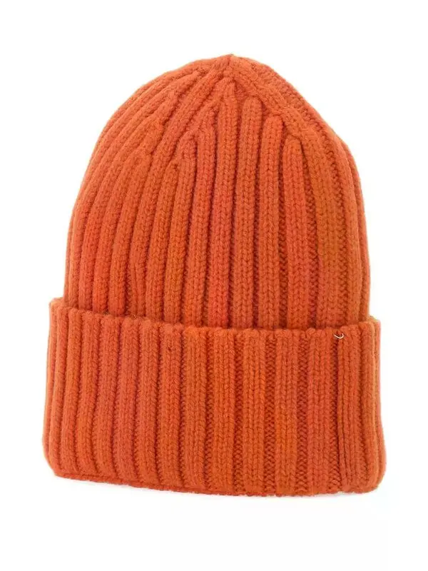 MC2 SAINT BARTH Wengen Ribbed Beanie - Orange