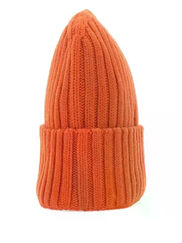 MC2 SAINT BARTH Wengen Ribbed Beanie - Orange
