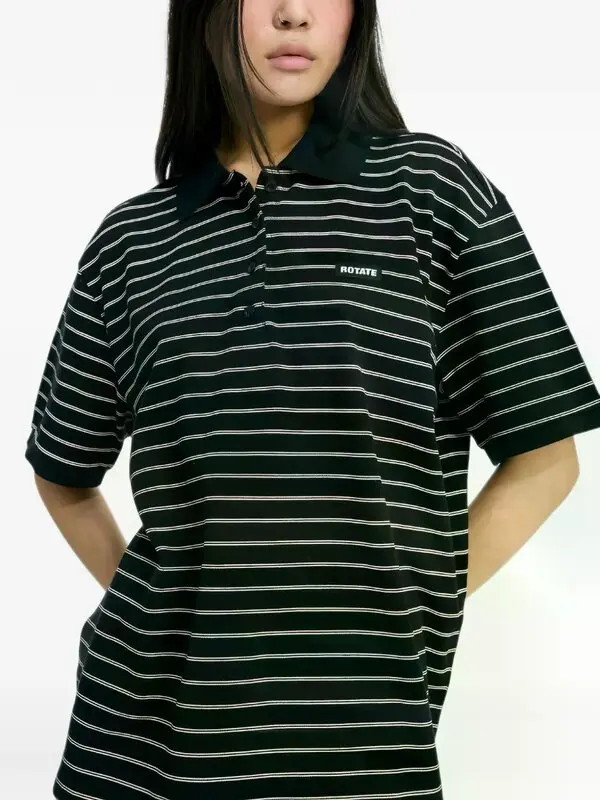 ROTATE BY BIRGER CHRISTENSEN Piqué Polo Top