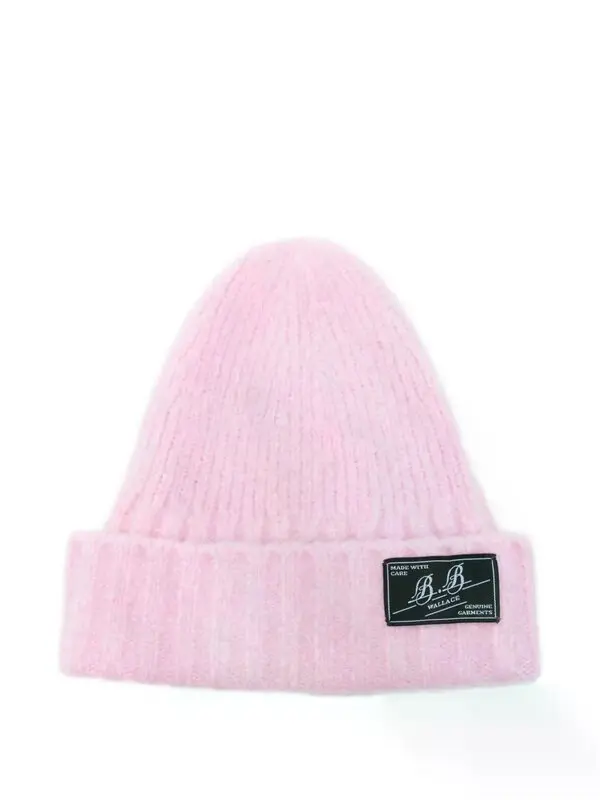 B.B. WALACE Ribbed Beanie Hat - Pink