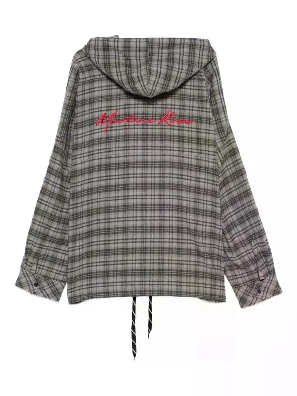 Martine Rose Check-pattern Hoodie