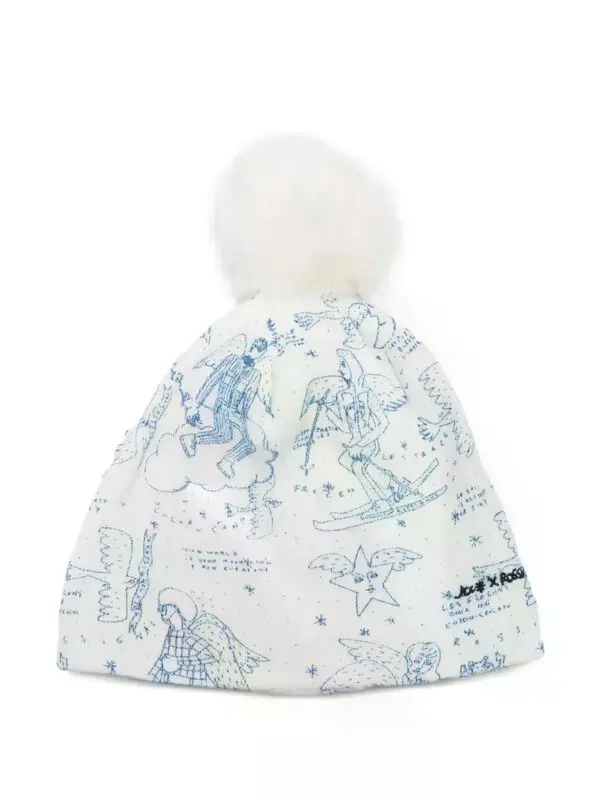 Rossignol X Jcc Printed Beanie - White