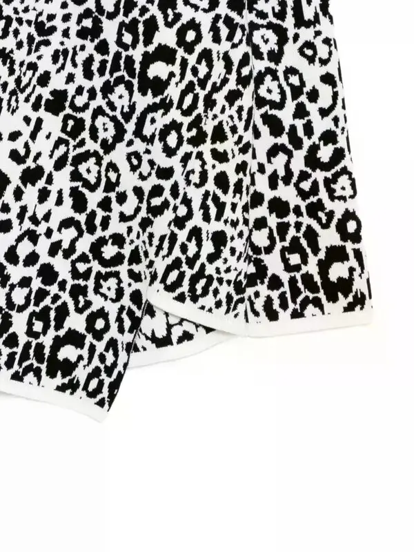 BLACK COMME DES GARÇONS Leopard-print Jumper