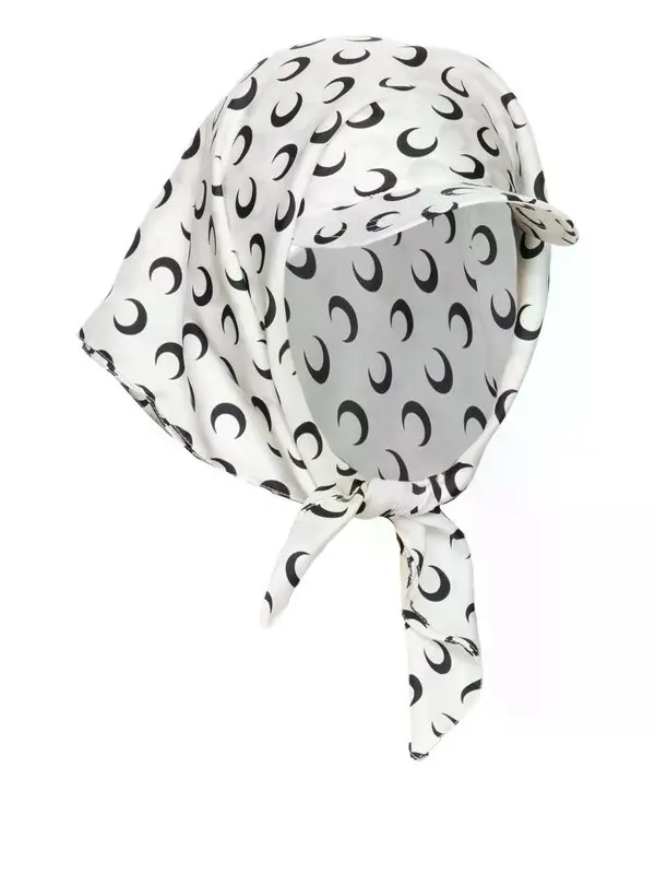 MARINE SERRE Moon-pattern Headscarf