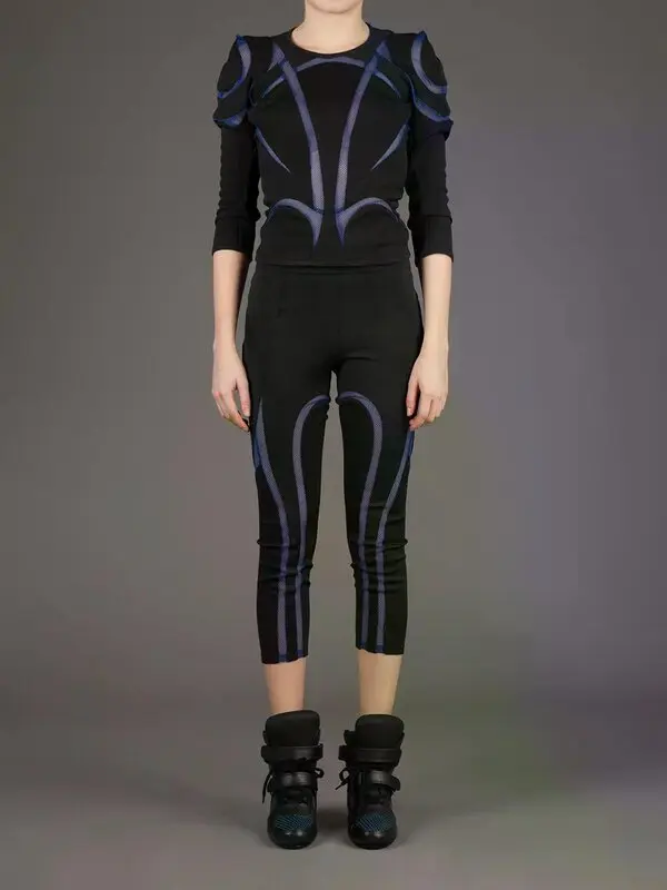 Junya Watanabe Bi-colour Mesh Legging