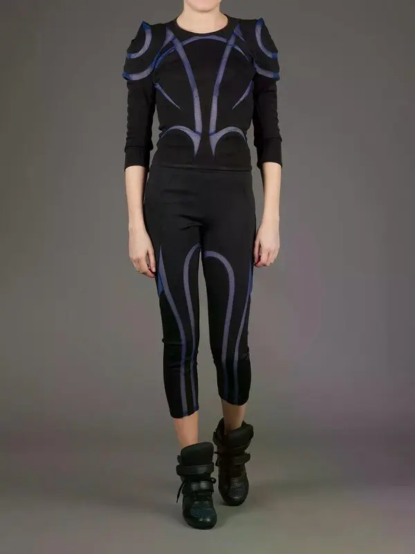 Junya Watanabe Bi-colour Mesh Legging