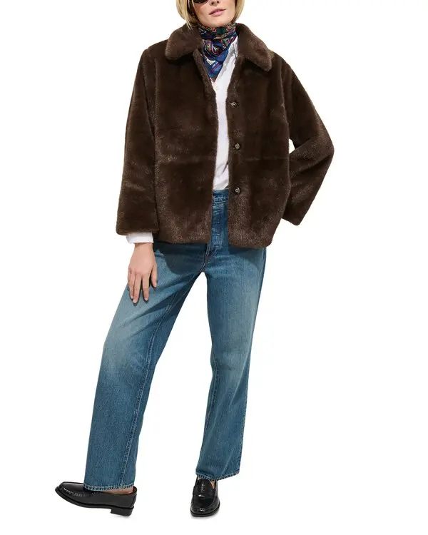 ALEX MILL Duane St Faux Fur Jacket