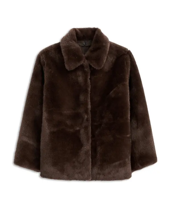 ALEX MILL Duane St Faux Fur Jacket
