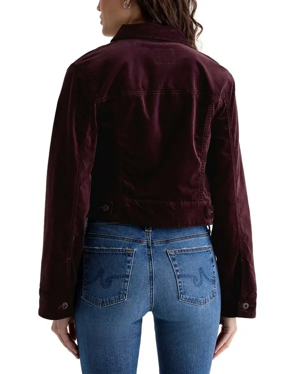 Ag Isa Cropped Trucker Jacket