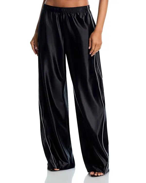 Alexander Wang Mid-rise Trackpants With Reflective Piping