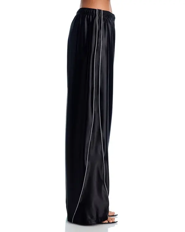 Alexander Wang Mid-rise Trackpants With Reflective Piping
