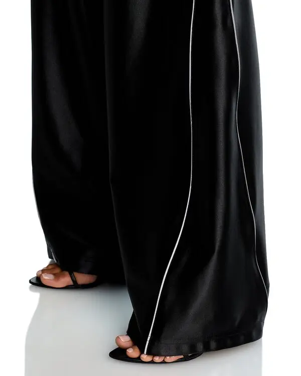 Alexander Wang Mid-rise Trackpants With Reflective Piping