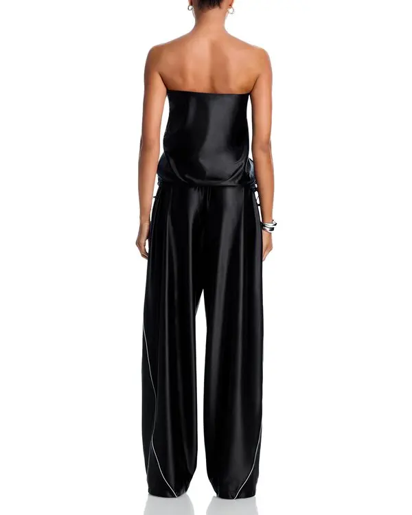Alexander Wang Mid-rise Trackpants With Reflective Piping