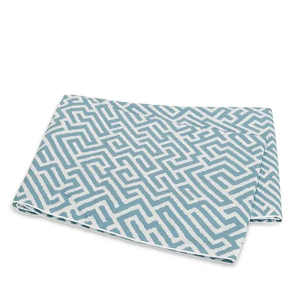 MATOUK Gabriel Flat Sheet, Full/queen - Stony Blue
