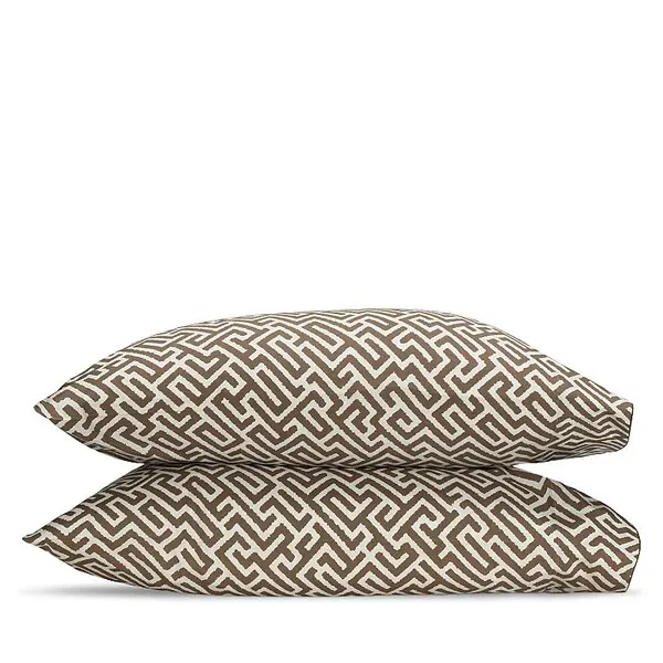 MATOUK Gabriel King Pillowcases, King - Mocha