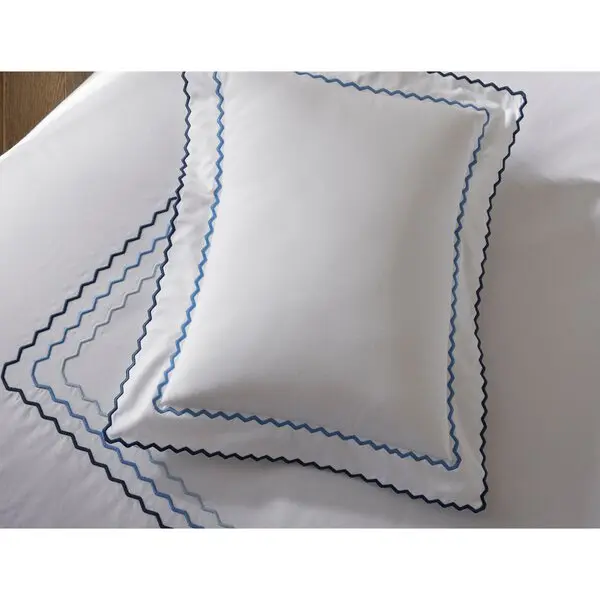 MATOUK Axel Flat Sheet, Twin - Azure
