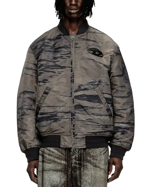 DIESEL® J-kepes-dlbz Printed Bomber Jacket