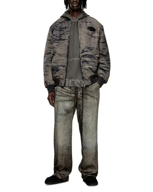 DIESEL® J-kepes-dlbz Printed Bomber Jacket