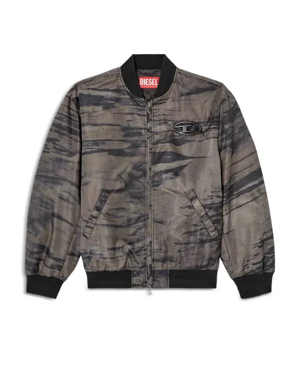 DIESEL® J-kepes-dlbz Printed Bomber Jacket