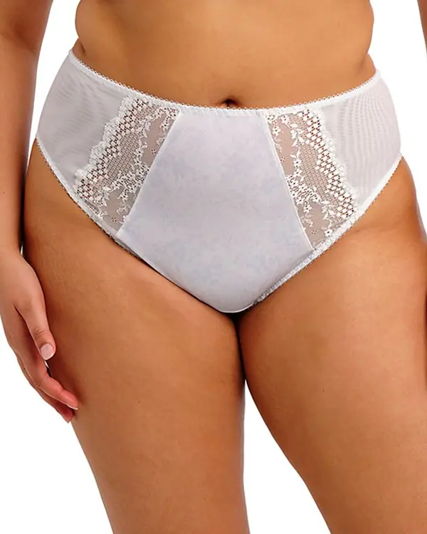 Elomi Lucie High Leg Brief - White