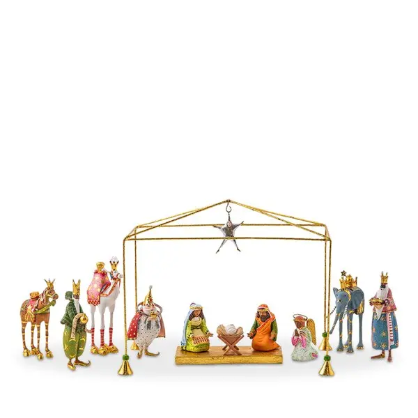MACKENZIE-CHILDS Patience Brewster World Edition Mini Introductory Nativity, Set Of 12 - No Color