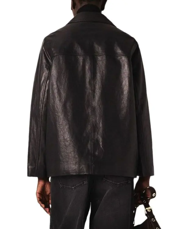 Maje Voya Leather Jacket