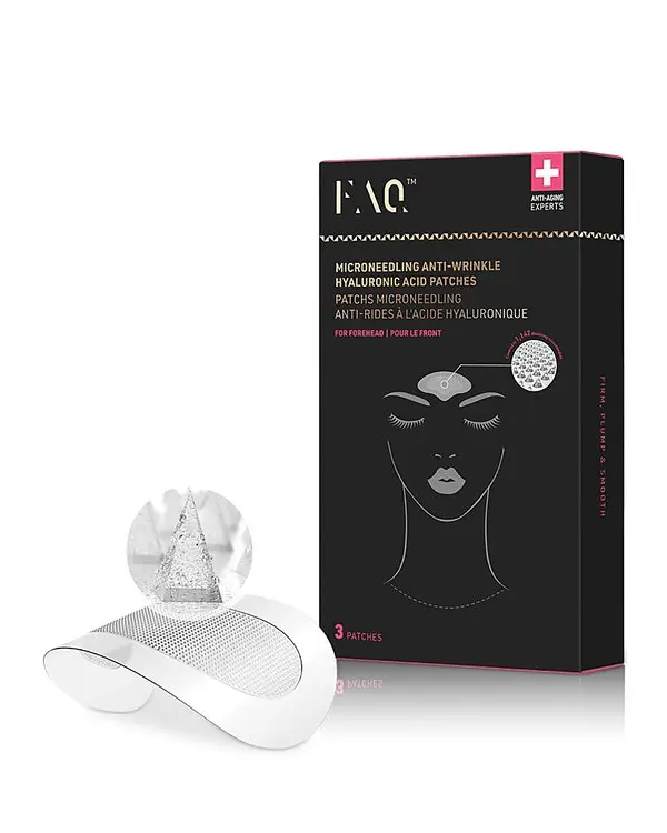 Foreo Faq Microneedling Hyaluronic Acid Patches For Forehead, Pack Of 3 - No Color