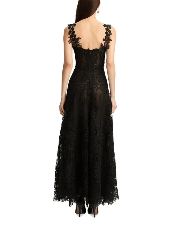 chinese dress ladies Oscar de la Renta F/W 2009 Black 