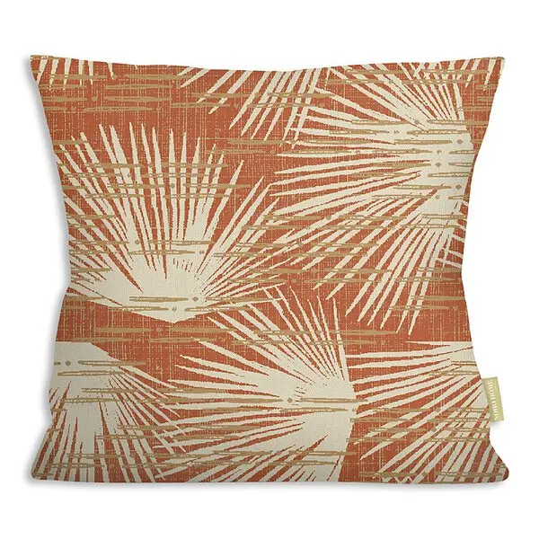 NOHO HOME Loulu Square Pillow Cover - Orange Sun