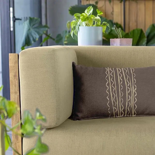 NOHO HOME Maluhia Decorative Pillow Cover, 12 X 20
