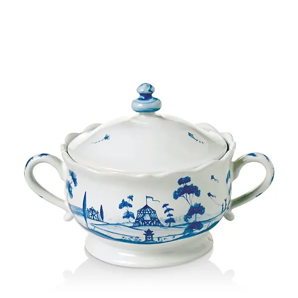 JULISKA Country Estate Main House Sugar Bowl - Delft Blue