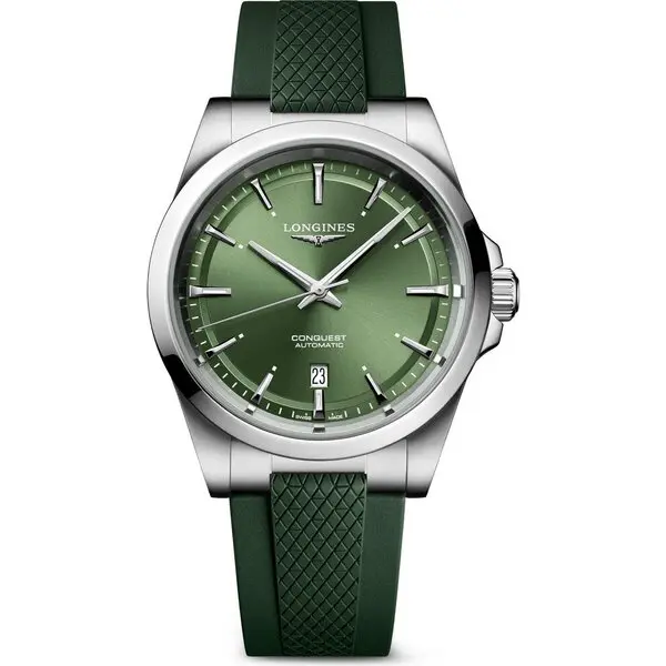 LONGINES Conquest Automatic Strap Watch - Green