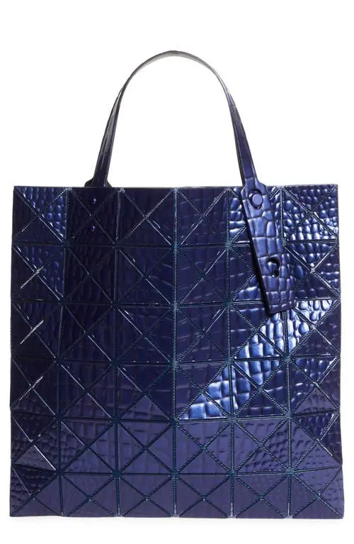 Issey Miyake Meta Kaiju Metallic Tote - Blue
