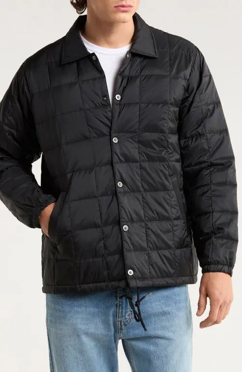 Taion Packable Down Coach Jacket - Black