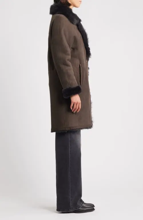 HISO August Reversible Shearling Coat